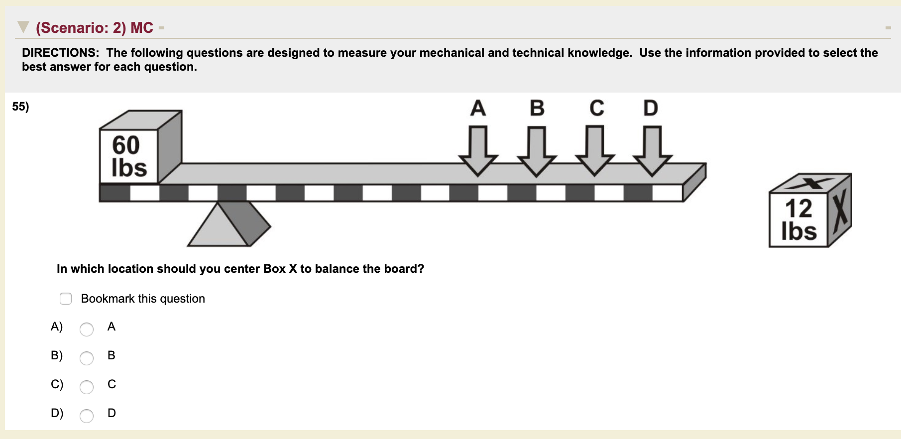 Solved (Scenario: 2) MC DIRECTIONS: The following questions | Chegg.com