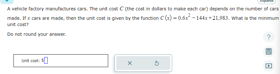 Solved A vehicle factory manufactures cars. The unit cost | Chegg.com