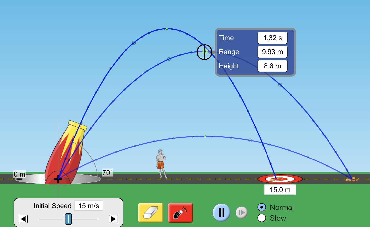 Solved Move the target meter so that the target is over the | Chegg.com