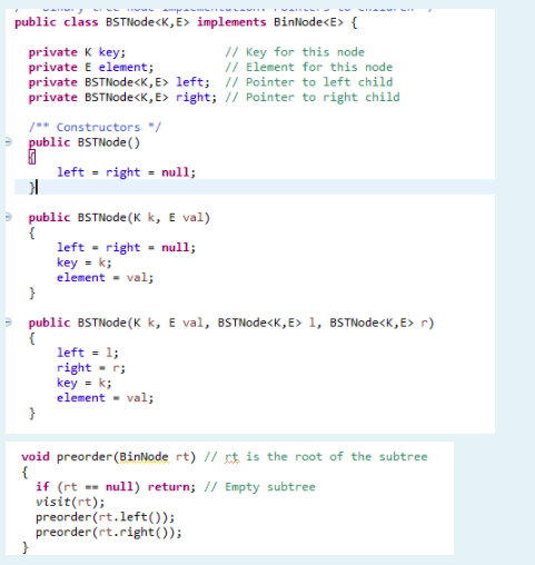 Solved Given The Code Of Binary Tree Node Class And A 5635