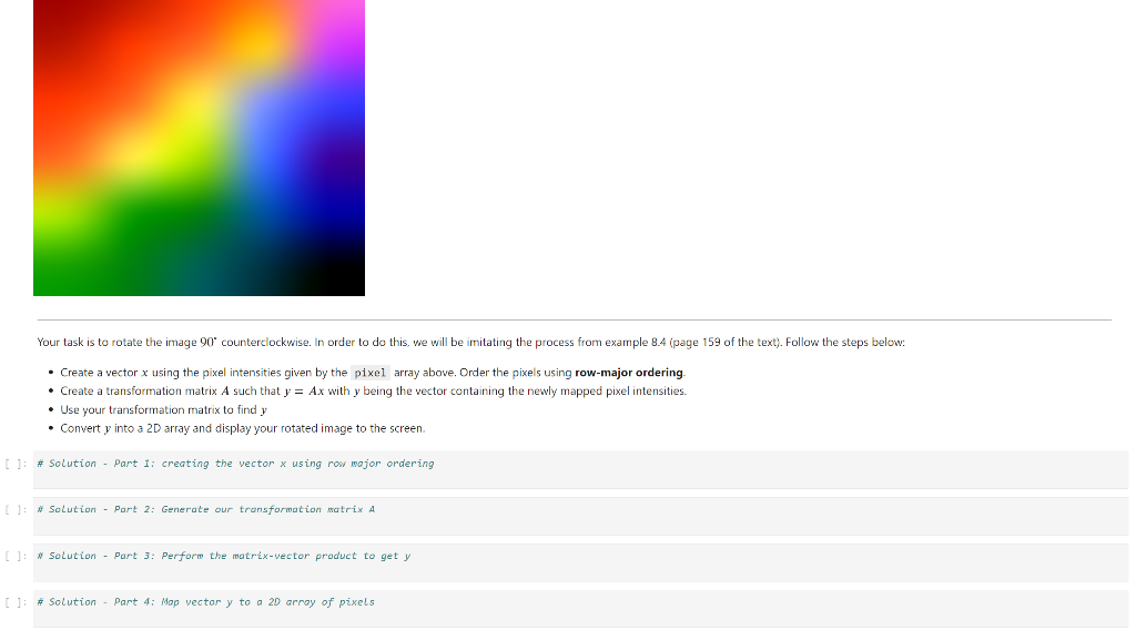 Problem 1: In this problem, you will take an image | Chegg.com
