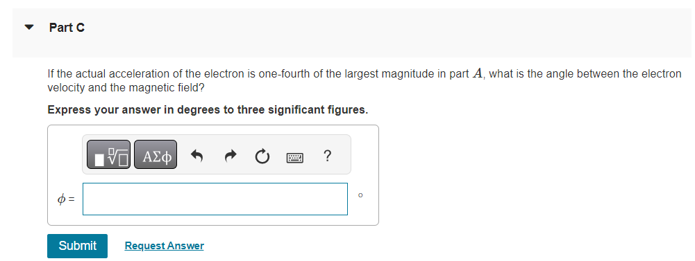 Solved Exercise 27.6 - Enhanced - with Feedback Part A An | Chegg.com