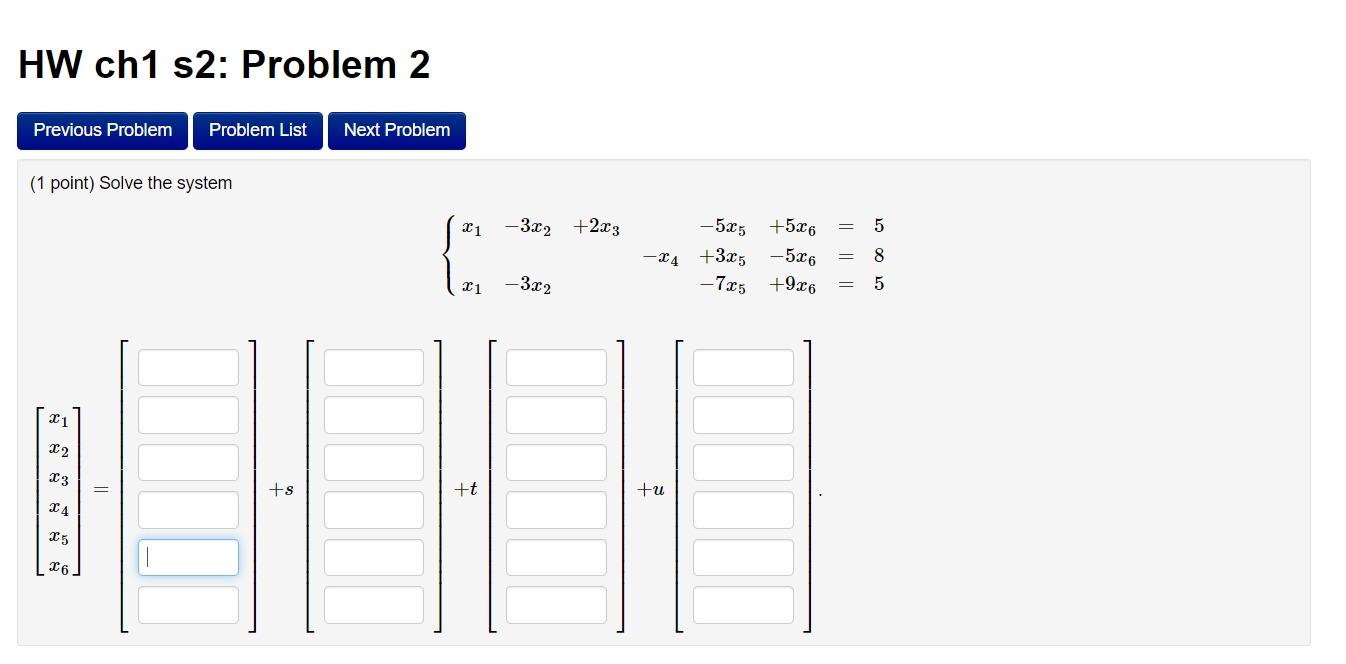 Solved HW ch1 s2: Problem 2 Previous Problem Problem List | Chegg.com