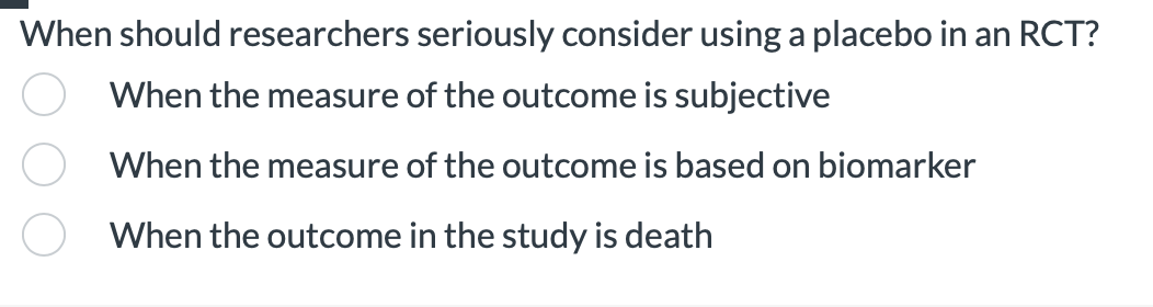 Solved When should researchers seriously consider using a | Chegg.com