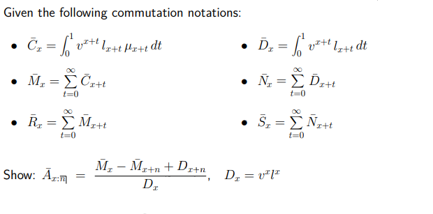 Given the following commutation notations: • C₂ = √ | Chegg.com