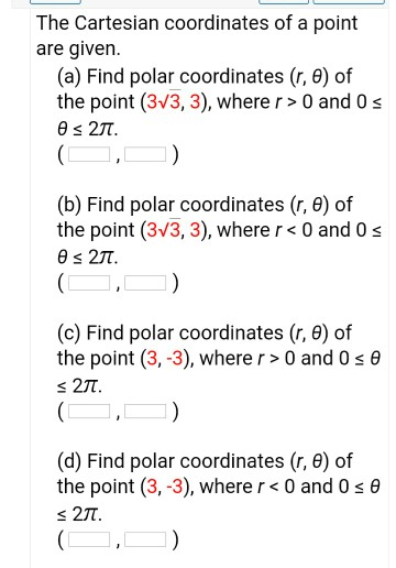 Solved Plot The Point Whose Polar Coordinates Are Given Do