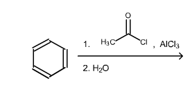 Solved 1, Ha Cl AlCl3 , 2. H20 | Chegg.com