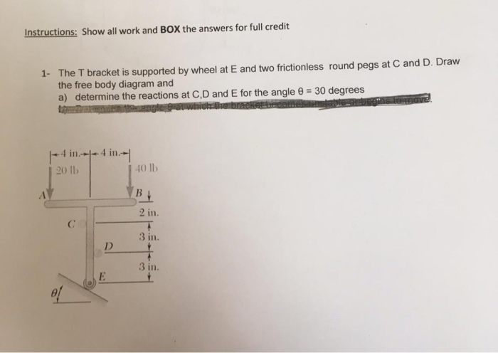 Solved Instructions: Show all work and BOX the answers for | Chegg.com