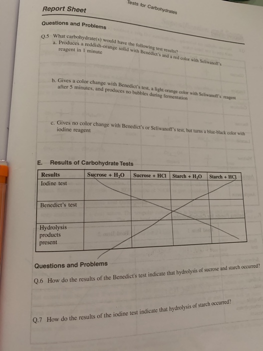 Solved Tests for Report Sheet Questions and Problems o.5 Wha | Chegg.com