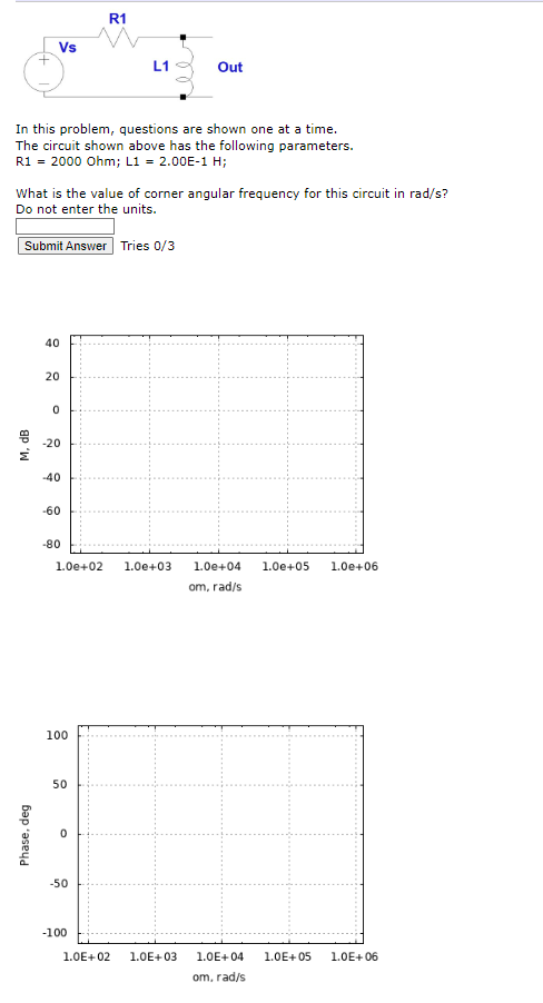 Solved In this problem, questions are shown one at a time. | Chegg.com