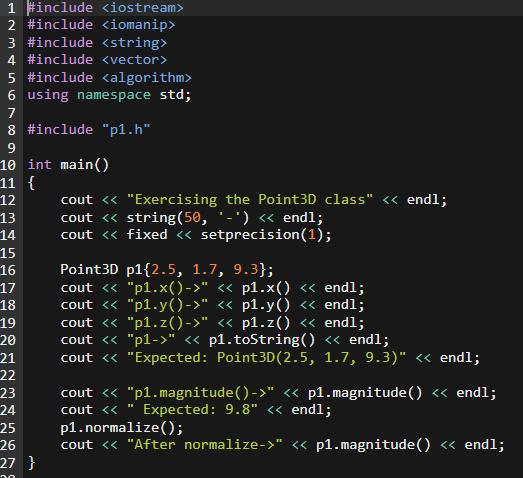 Solved Please help me with this in C++. Define a class named | Chegg.com