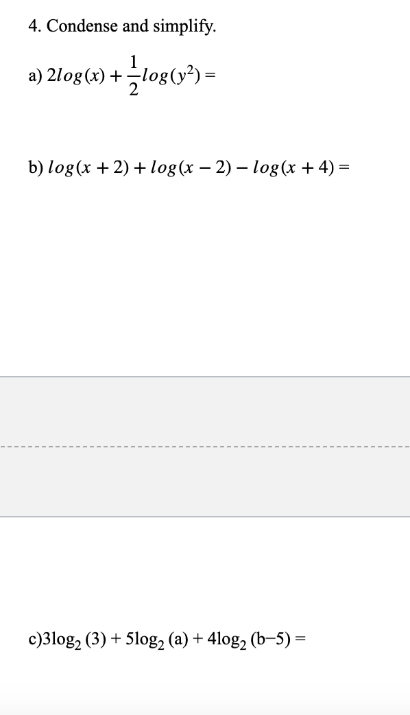 Solved Condense and | Chegg.com