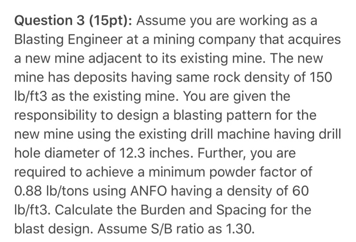 Question 3 (15pt): Assume you are working as a | Chegg.com