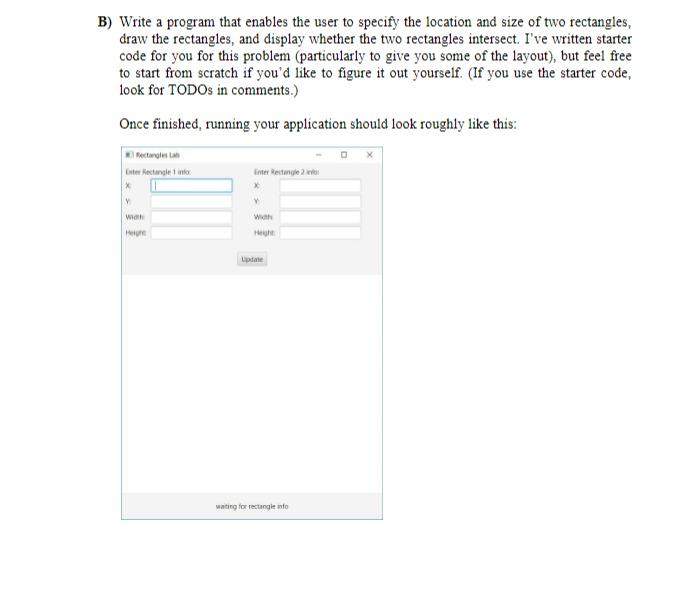 Solved I need a answer for part B This is the given | Chegg.com