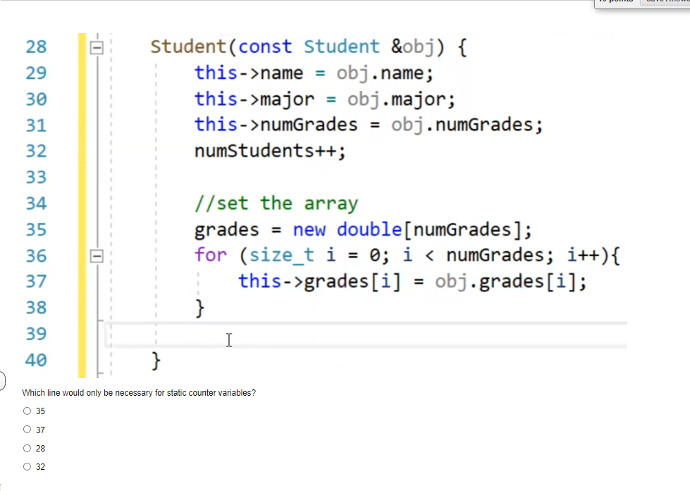 Solved Question 7 10 points Save Answer D- 28 29 30 | Chegg.com