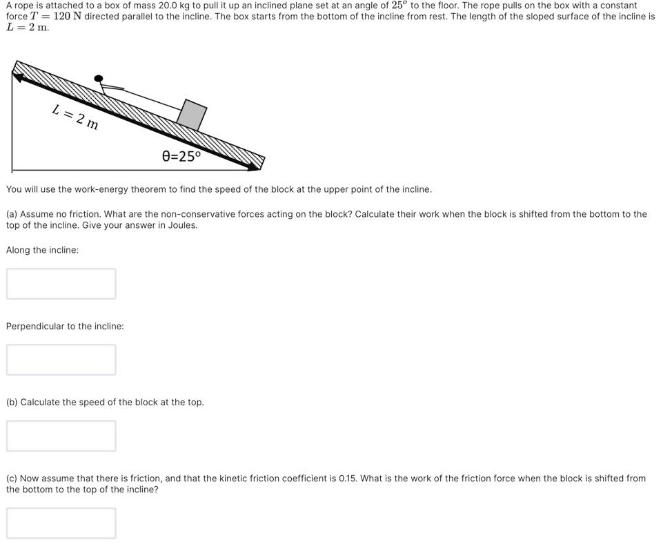 Solved A rope is attached to a box of mass 20.0 kg to pull | Chegg.com