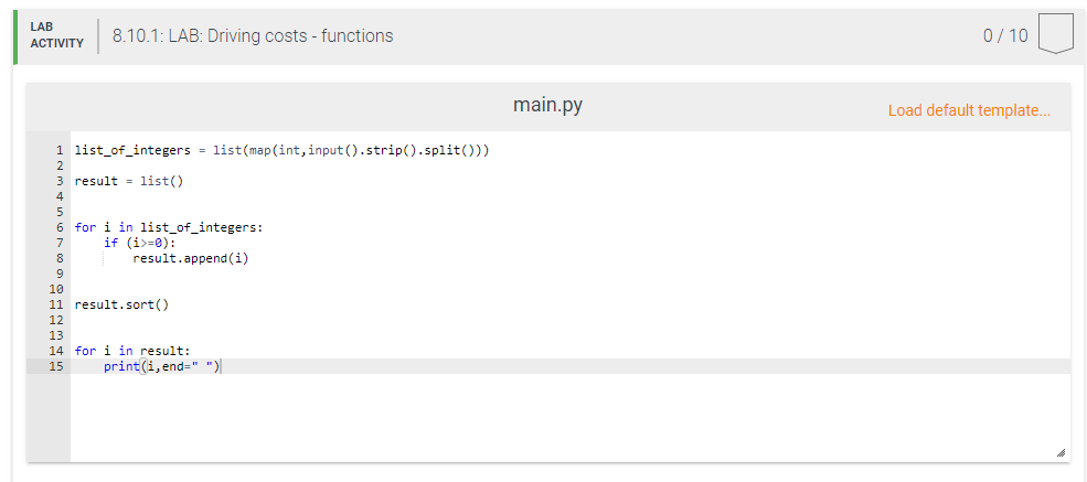 Solved: 8.10 LAB: Driving Costs - Functions Driving Is Exp... | Chegg.com