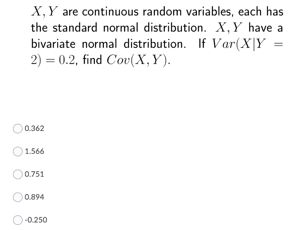 Solved X Y Are Continuous Random Variables Each Has The 4318