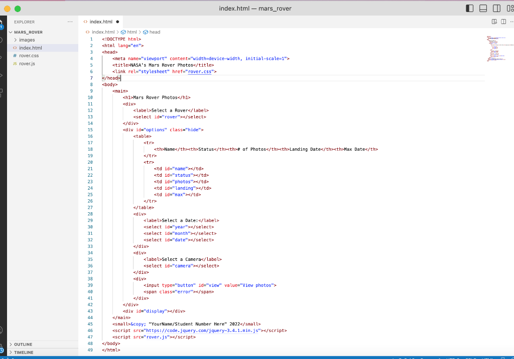 Solved Assignment 7-1 Instructions: Use data from NASA's | Chegg.com