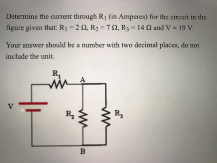 Solved Determine The Current Through R1 In Amperes For The