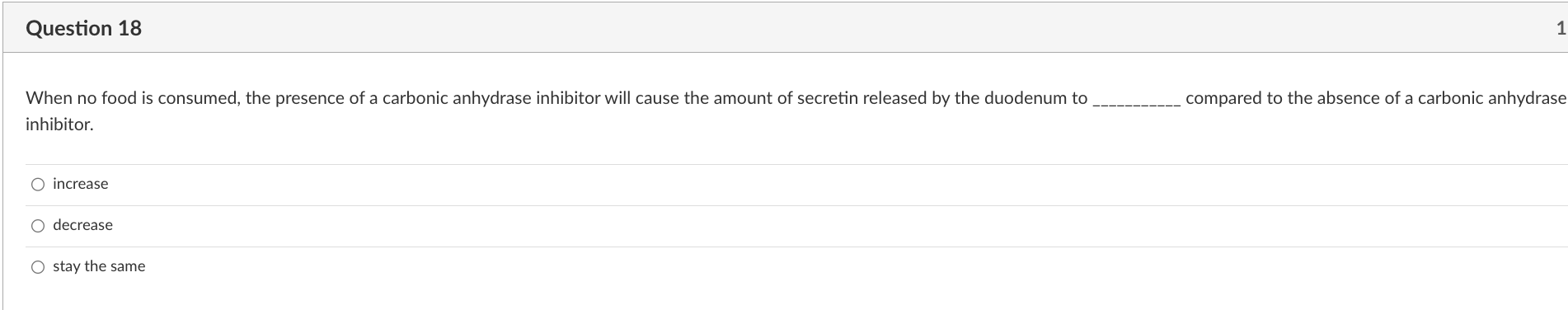 Solved the pH of the stomach. of nutrient absorption | Chegg.com