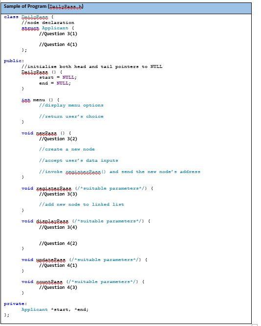 Question 3 Referring to Sample of Program at last | Chegg.com