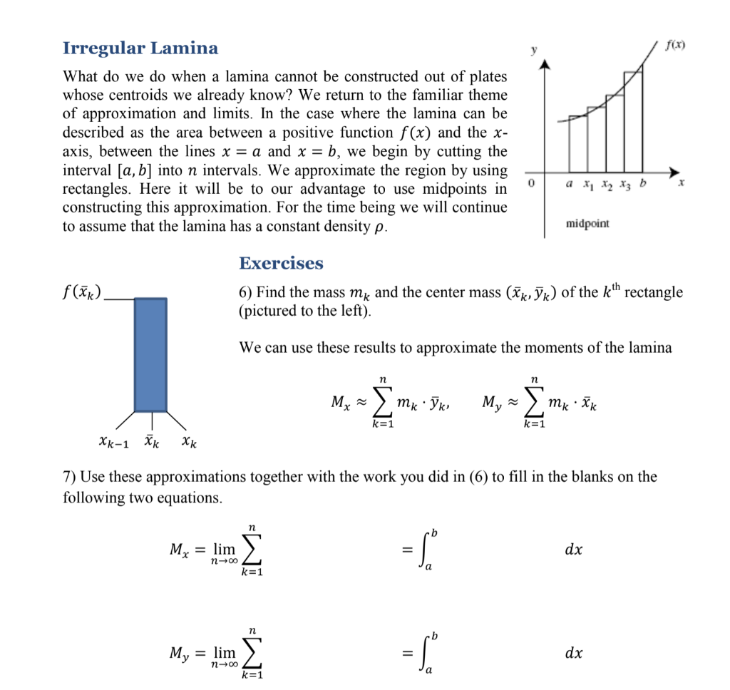 Solved Irregular Lamina What do we do when a lamina cannot | Chegg.com