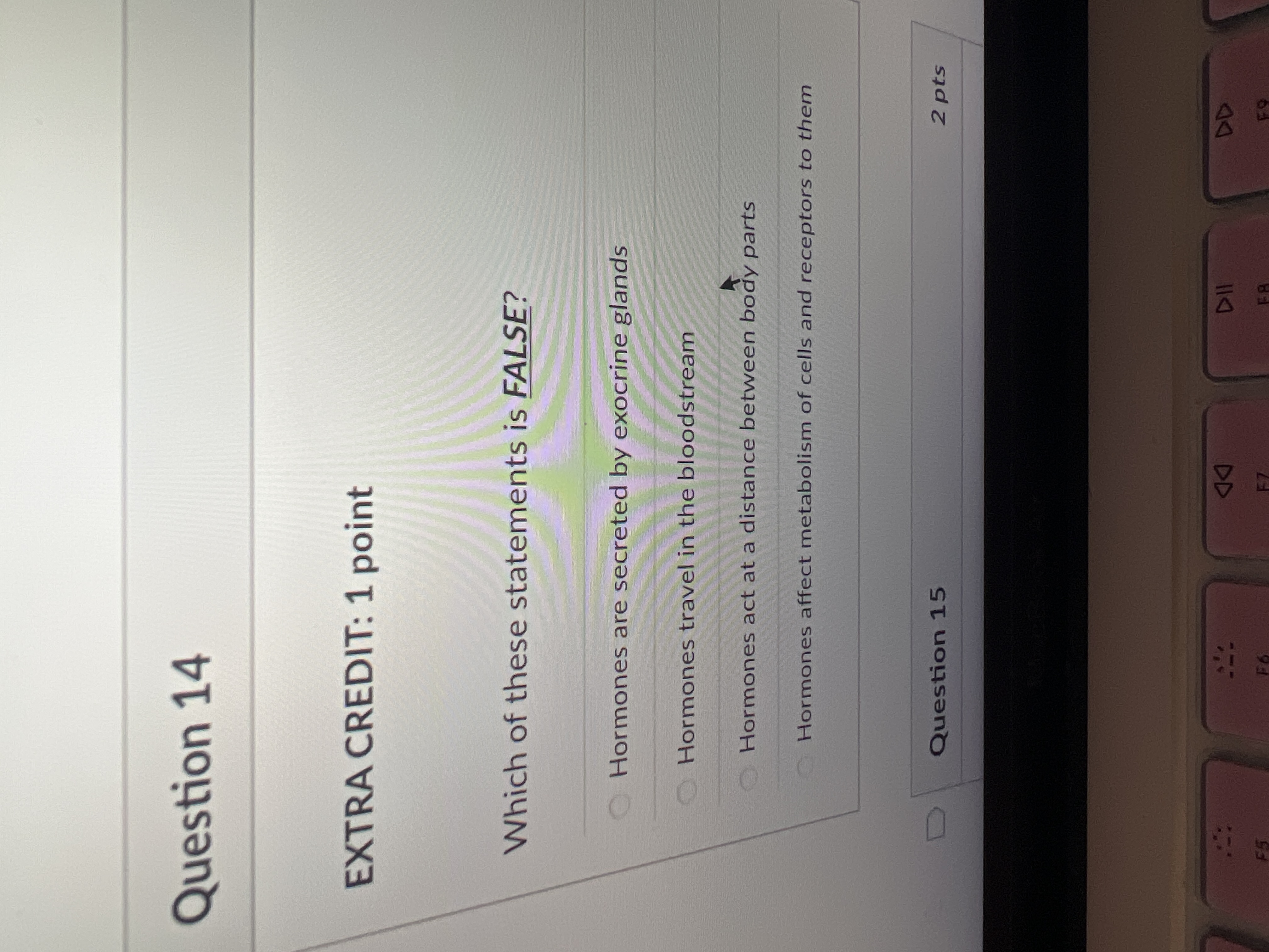 Solved Question 14EXTRA CREDIT: 1 ﻿pointWhich of these | Chegg.com