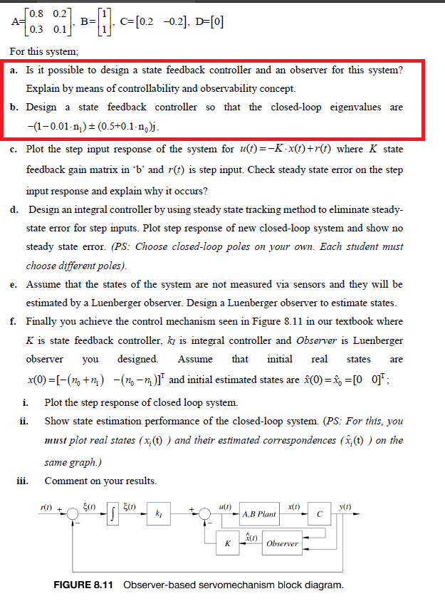 Solved A=[0.80.30.20.1],B=[11],C=[0.2−0.2],D=[0] For this | Chegg.com