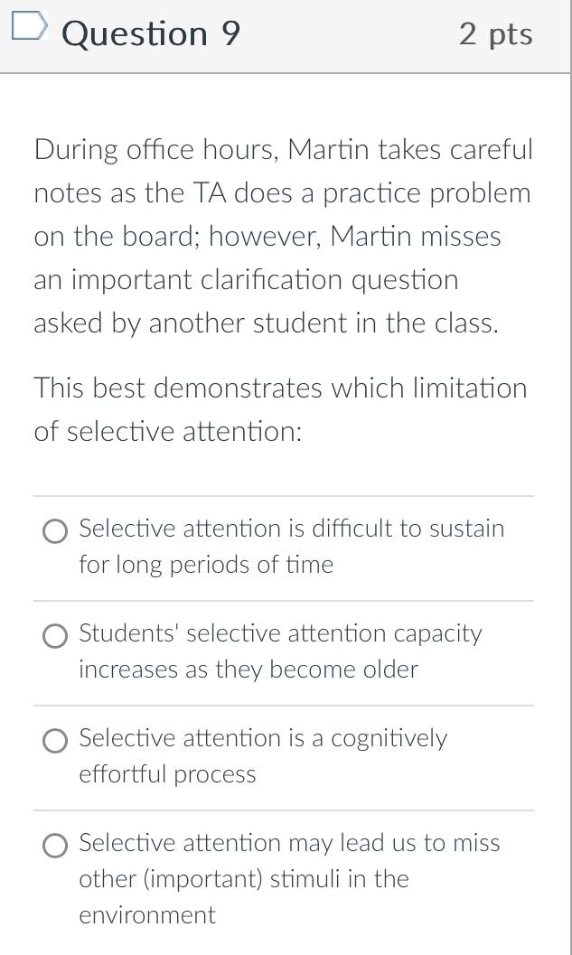 Solved Question 8 2 pts Ms. More flicks the lights to get | Chegg.com