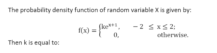 Solved The probability density function of random variable X | Chegg.com