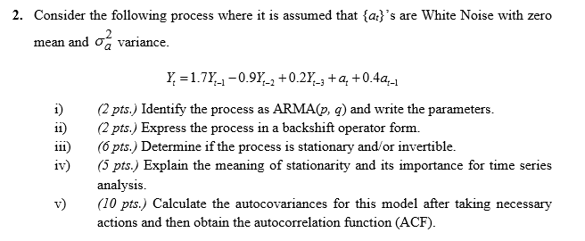 Solved Consider the following process where it is assumed | Chegg.com