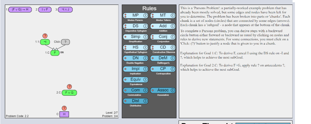 This is a 'Parsons Problem': a partially-worked | Chegg.com