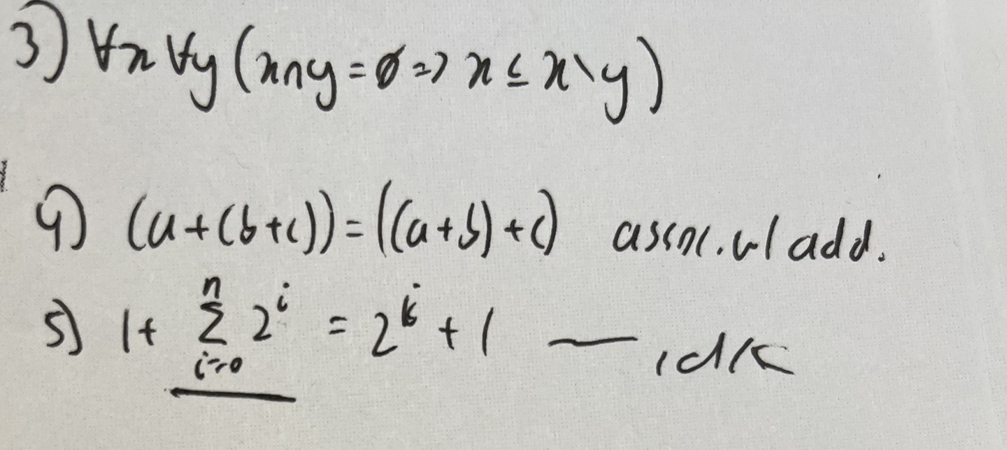 Solved Please solve Q3 and 5. The question is: Prove it by | Chegg.com