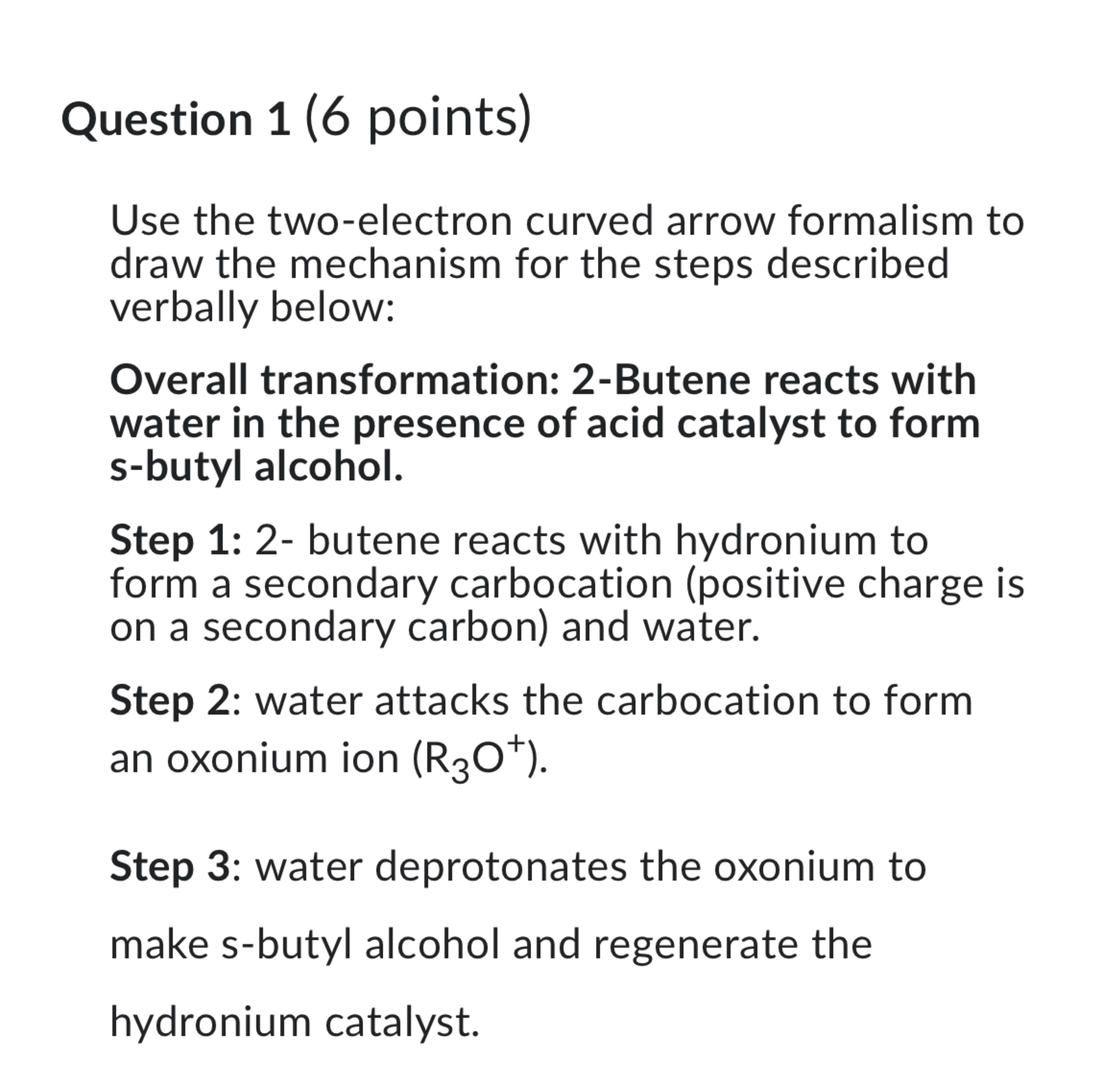 Solved Question 1 (6 ﻿points)Use the two-electron curved | Chegg.com