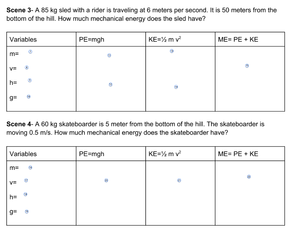 Solved Scene 3- A 85 kg sled with a rider is traveling at 6 | Chegg.com