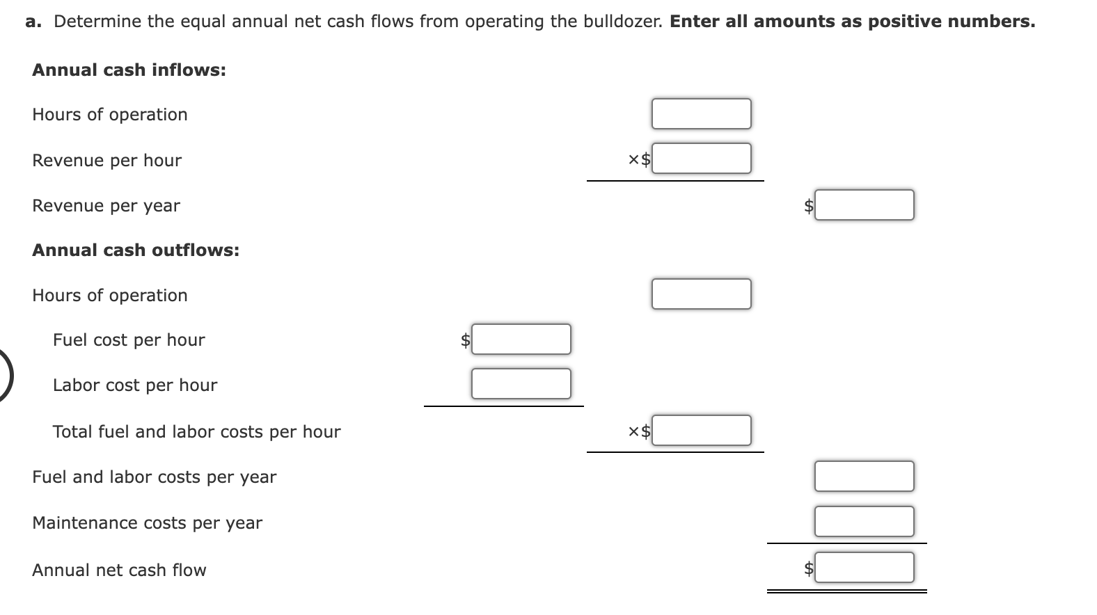 Solved Net Present Value Method-Annuity Osborne Excavation | Chegg.com