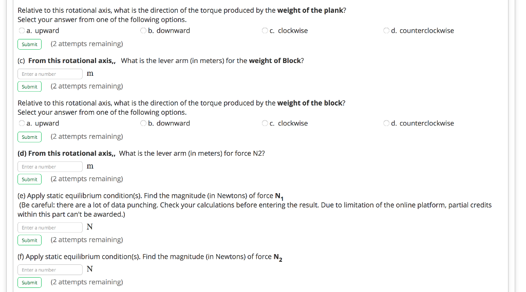 Solved weight block Weight plank 1A. As shown in the above | Chegg.com