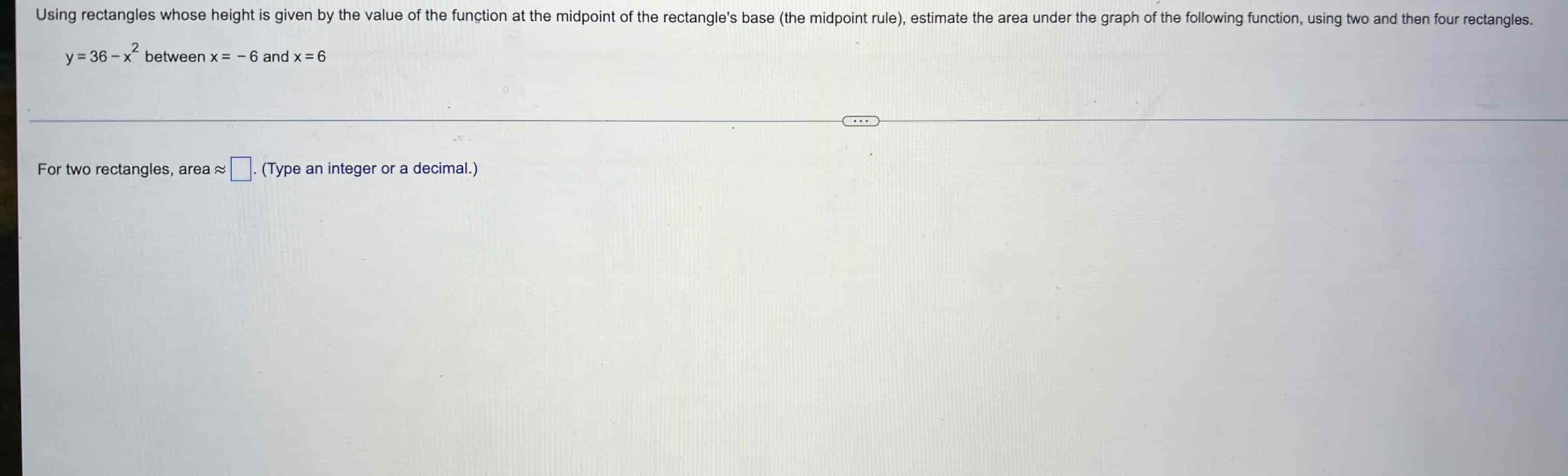 Solved Using rectangles whose height is given by the value | Chegg.com