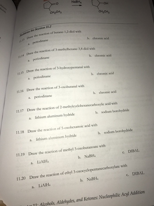 Solved Draw the reaction of butane-1, 2-diol with a. | Chegg.com