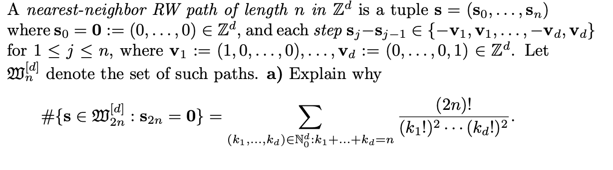 Solved b) Show that the summand above is maximal for | Chegg.com
