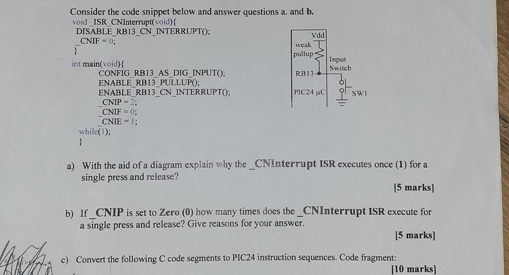 Solved Consider the code snippet below and answer questions | Chegg.com