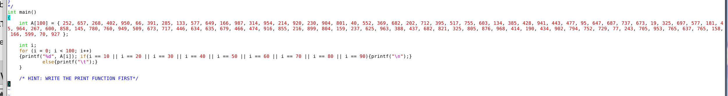 Solved Why is this not printing correctly? I need my code to | Chegg.com