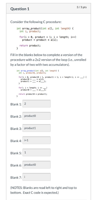 Question 3 1 pts Consider again Questions 1 and 2. | Chegg.com