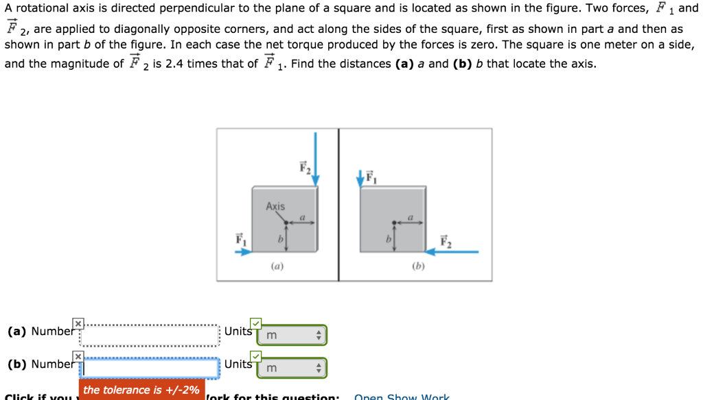 Solved A rotational axis is directed perpendicular to the | Chegg.com