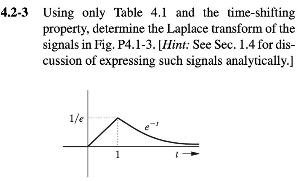 Solved 2-3 Using only Table 4.1 and the time-shifting | Chegg.com
