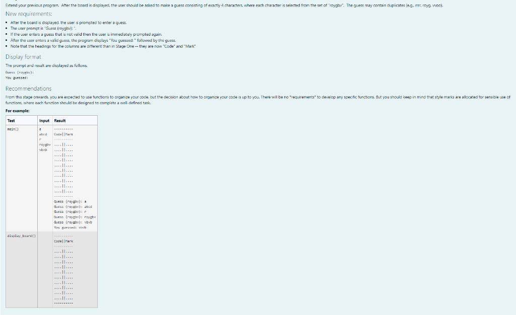 Solved To Code Mastermind Game In Python Write It In Python 