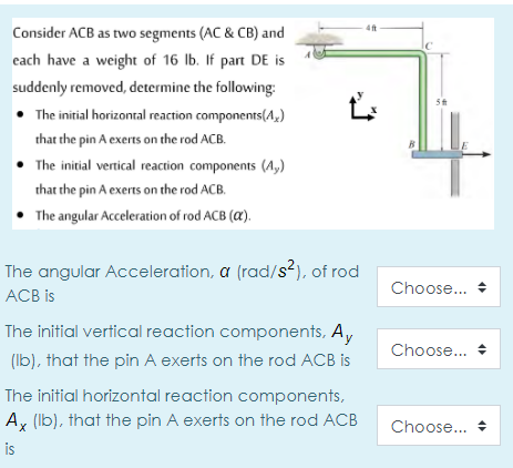 Solved 4ft 57 Consider ACB as two segments (AC & CB) and | Chegg.com