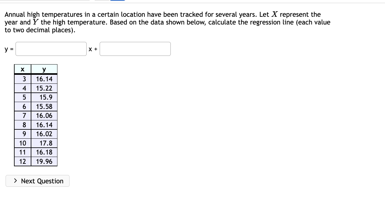 Solved Annual high temperatures in a certain location have | Chegg.com