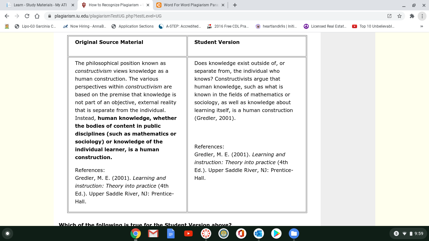 Learn - Study Materials - My ATI How to Recognize | Chegg.com